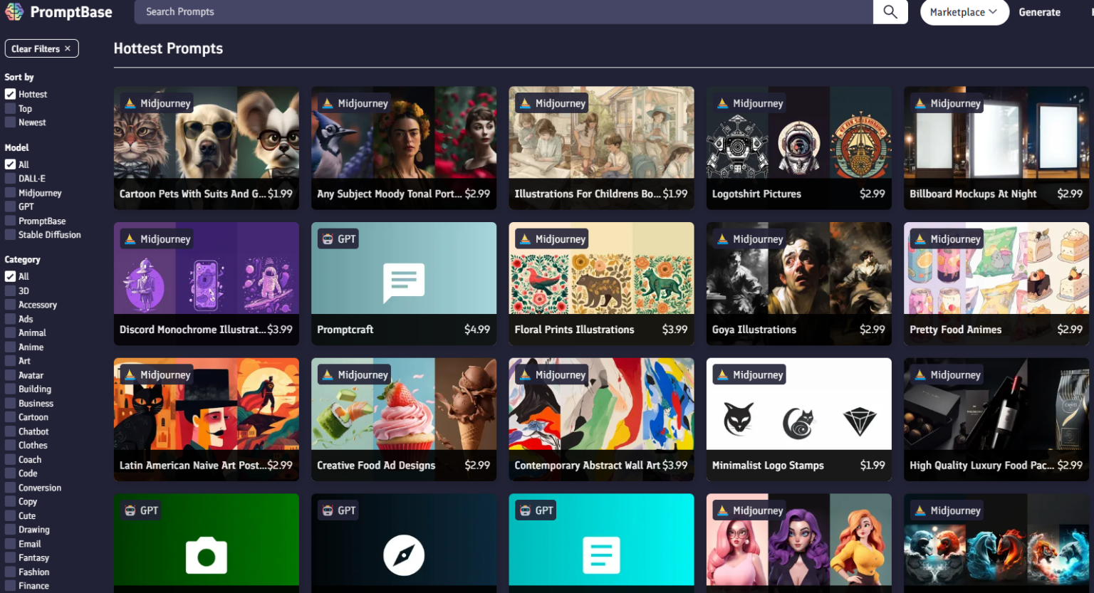 PromptBase najveća baza promptova - Ivan Dabetić